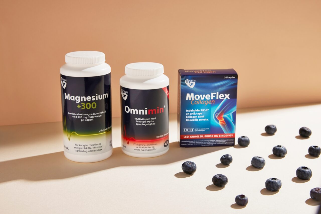 MoveFlex Collagen, Magnesium+300 og Omnimin - Biosym A/S